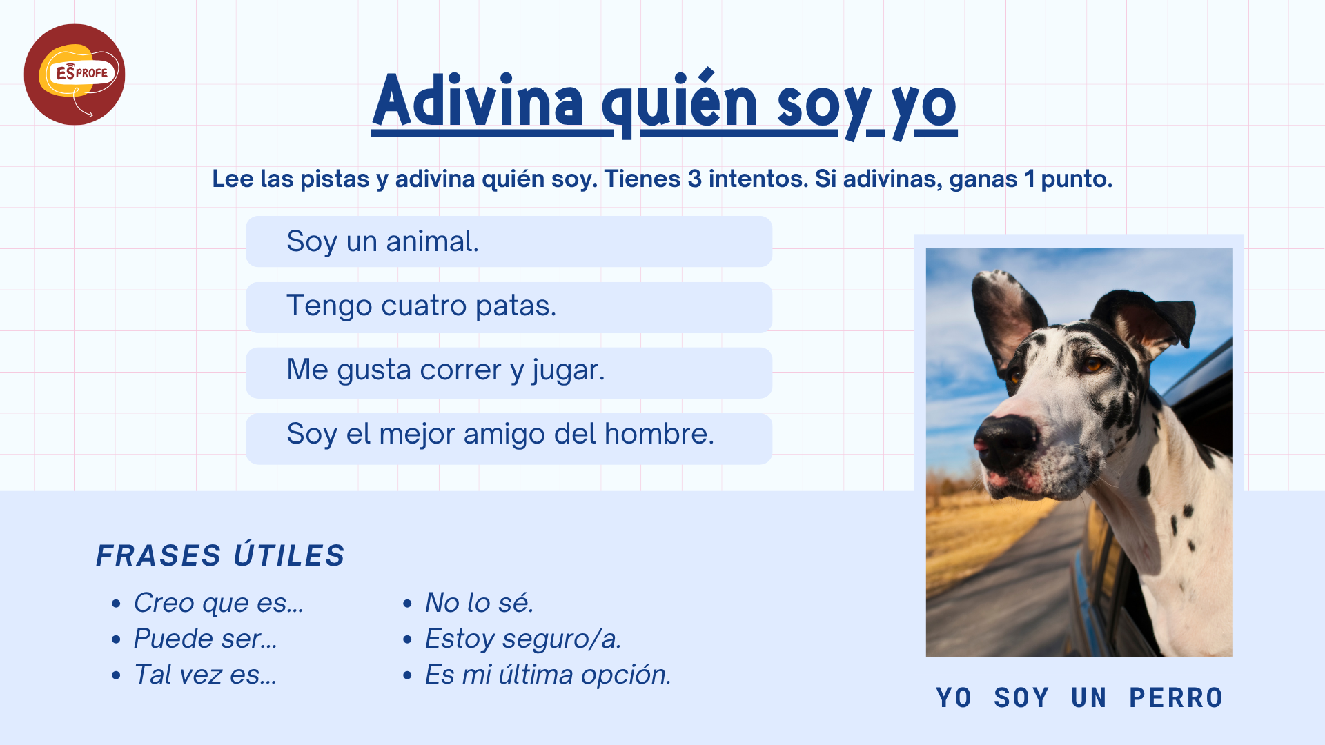 Adivina quién soy yo